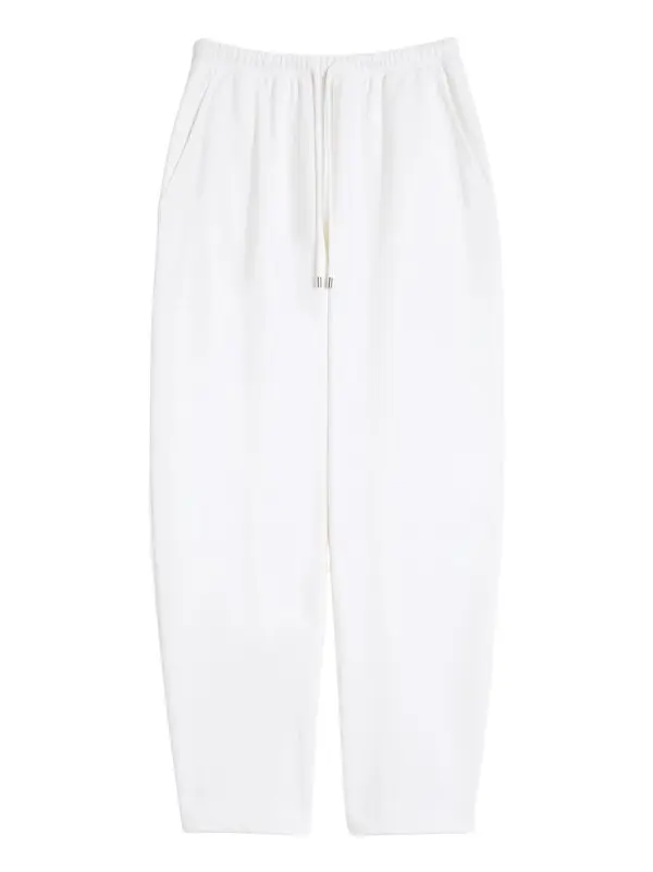 Sportmax Drawstring Waist Trousers - Ivory White