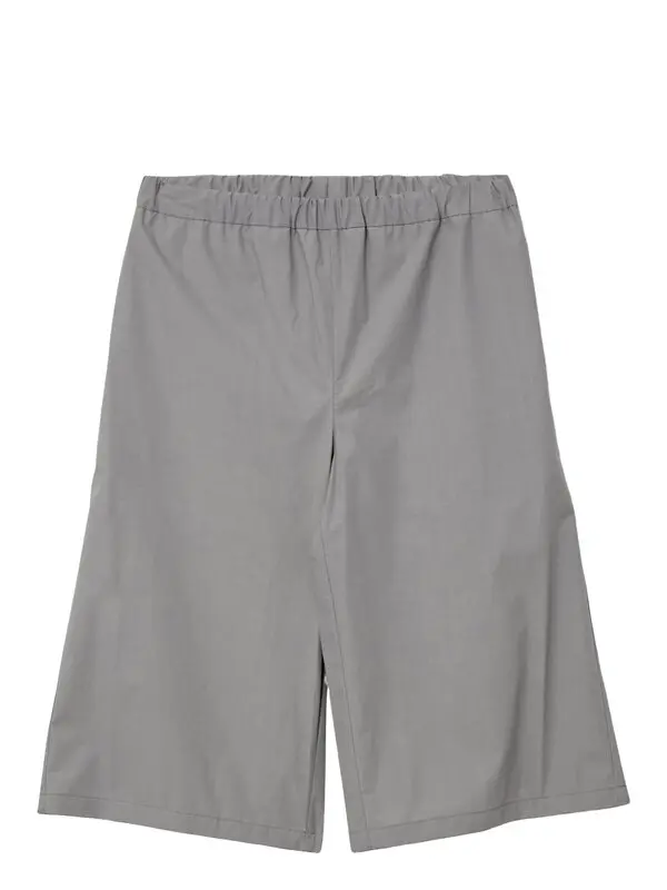 RIER Waxed Bermuda Shorts - Grey