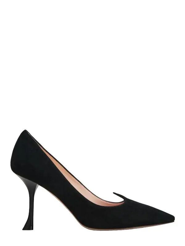 ROGER VIVIER D Collet Suede Pumps - Black
