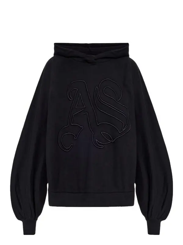 ALLSAINTS Artia Logo Hooded Sweater - Black
