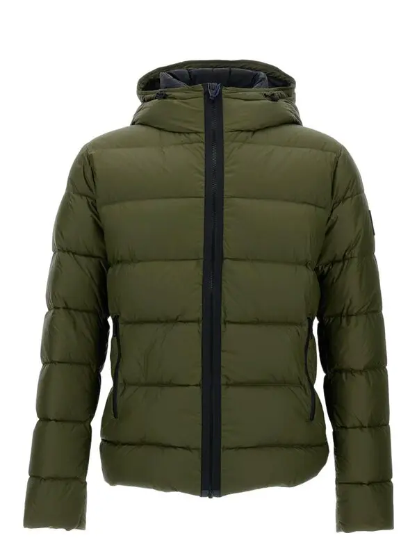 FAY Hooded Puffer Jacket - Green