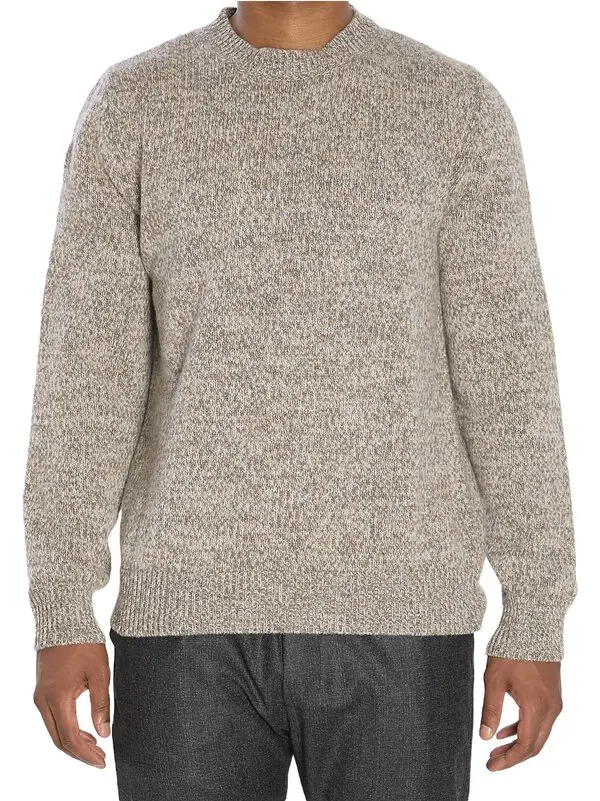 Barena Venezia Speckled Crew-neck Wool Sweater - Nude