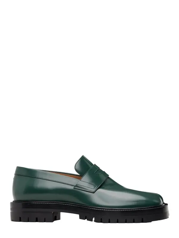 MAISON MARGIELA Tabi Loafers - Green