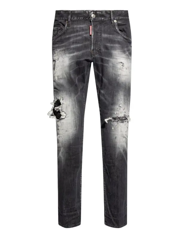 Dsquared2 Skater Distressed Jeans - Black