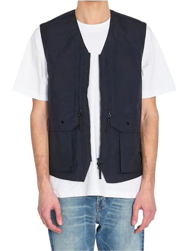 Stone Island Zipped Vest - Blue