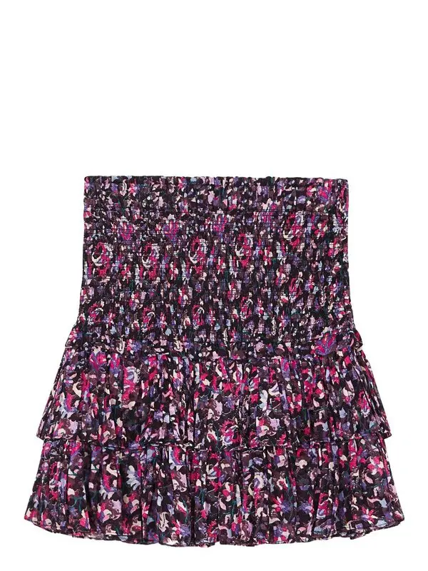 Isabel Marant Étoile Naomi Ruffled Mini Skirt - Multicolor