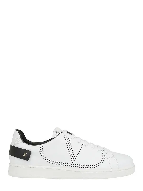 Valentino Garavani Rockstud Backnet Vlogo Sneakers - White