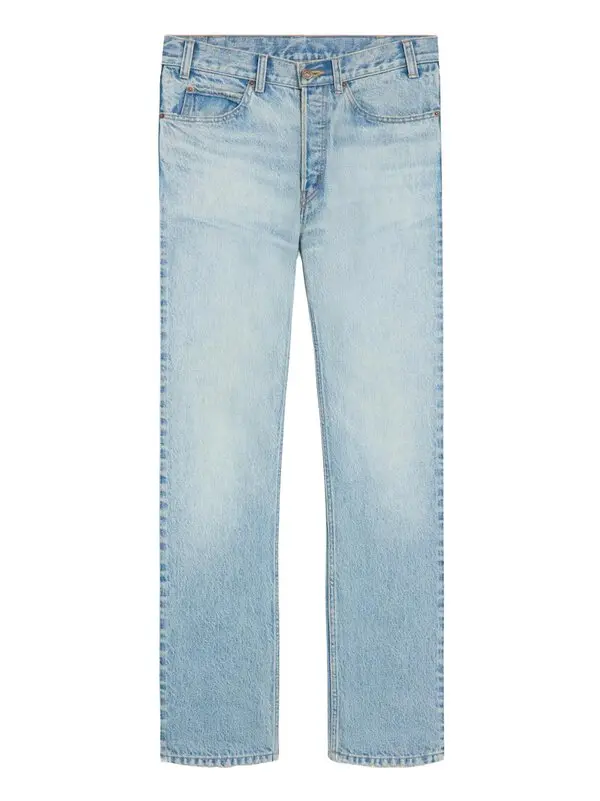 Celine Kurt Jeans In Cotton Denim - Blue