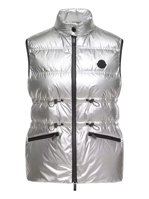 Moncler Pin Down Gilet - Silver