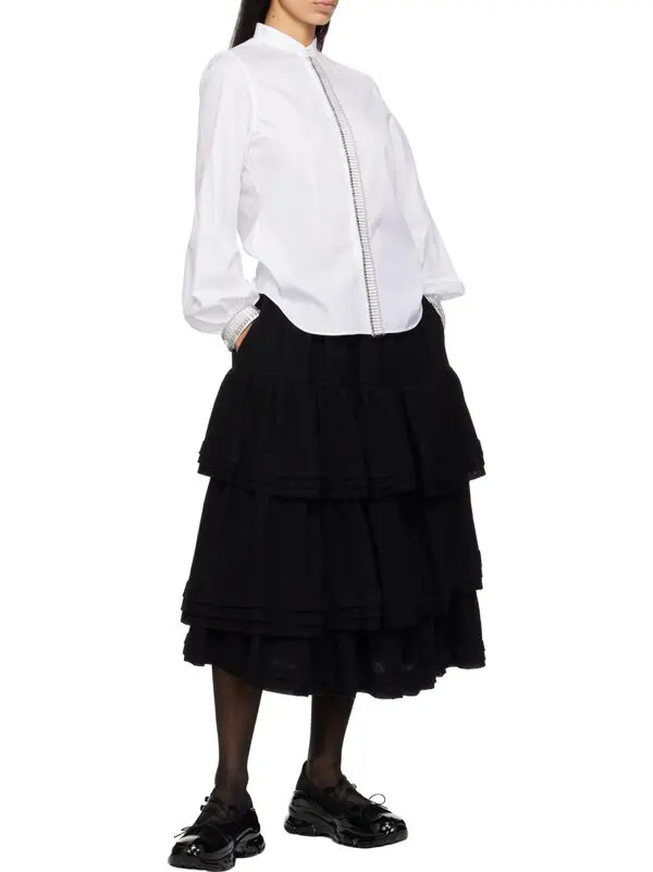 Comme Des Garçons Long Sleeve Shirt - White
