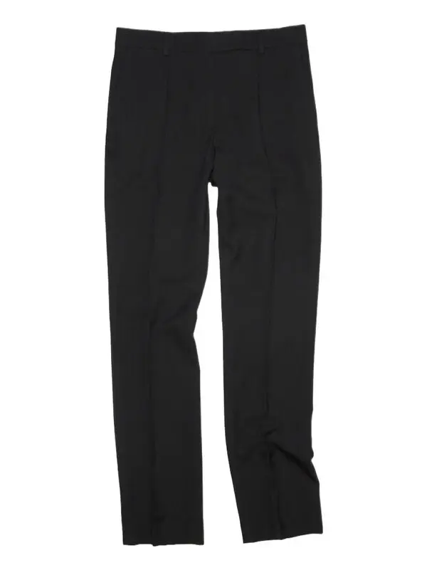 Acne Studios Mid-rise Tailored Trousers - Black
