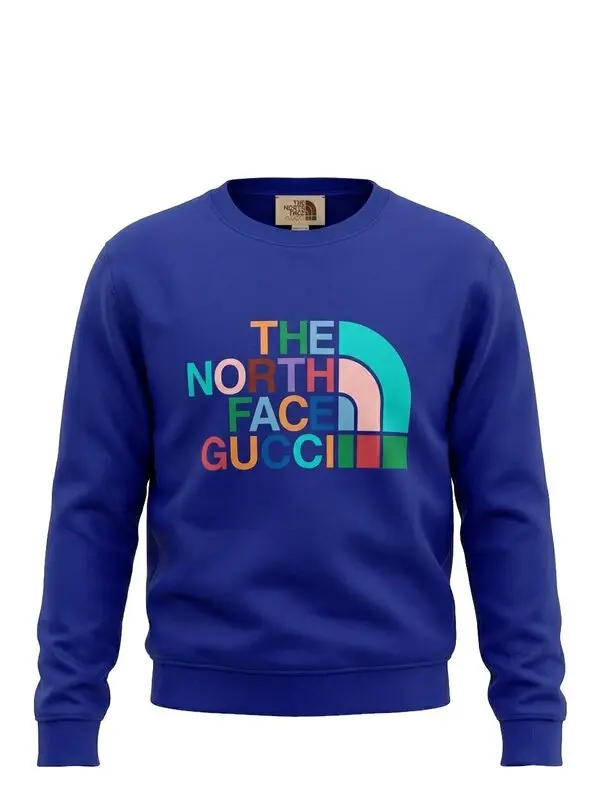 Gucci The North Face X Logo Sweatshirt - Blue