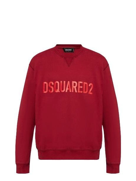 Dsquared2 Logo Printed Crewneck Sweatshirt - Red