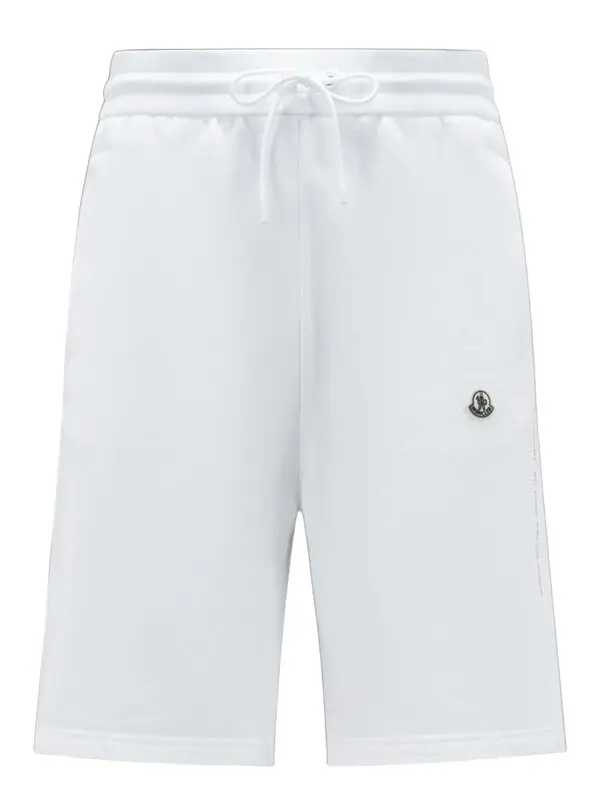 Moncler Frgmt Jersey Bermuda Shorts - Optical White