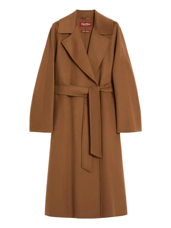 Max Mara Cles Belted Coat - Hazelnut Brown