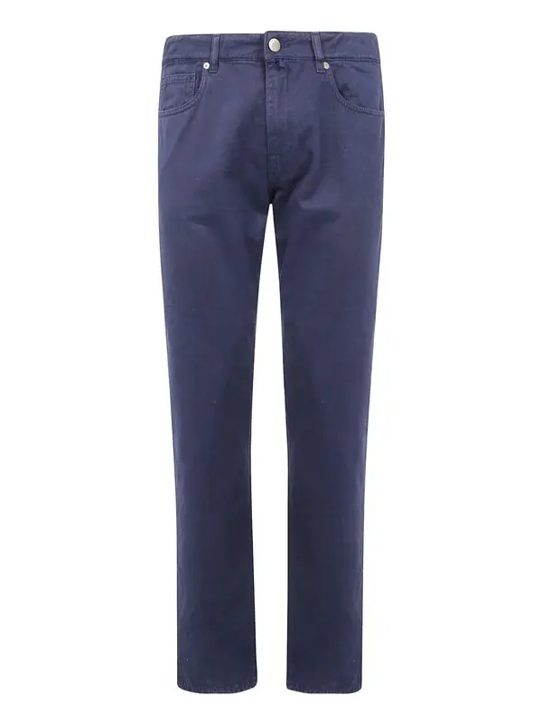 Incotex Five-pocket Trousers - Medium Blue