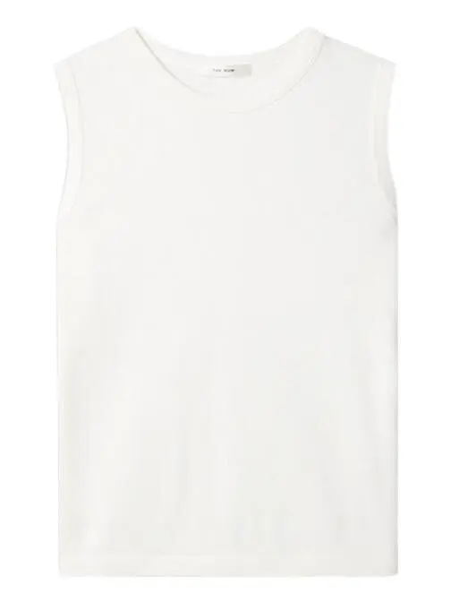 THE ROW Sleeveless Vest - White