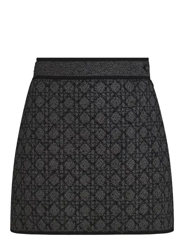 Dior Macrocannage Miniskirt - Black