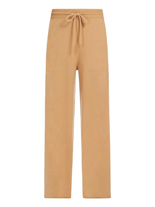 Max Mara Cashmere Drawstring Pants - White