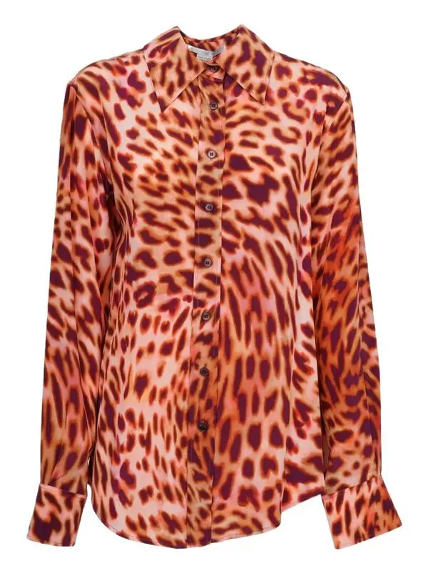 Stella McCartney Animal Print Shirt - Red