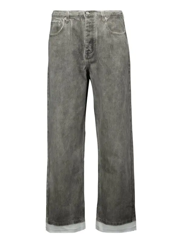 IRO PARIS Celim Wide-leg Washed Jeans - Grey