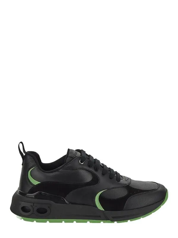 FERRAGAMO Lace-up Sneakers - Black