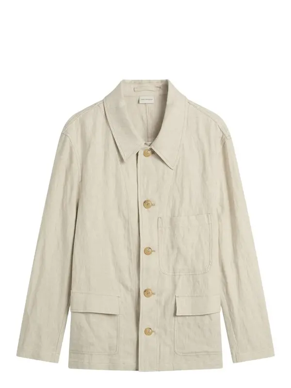 Dries Van Noten Buttoned Jacket - Off White