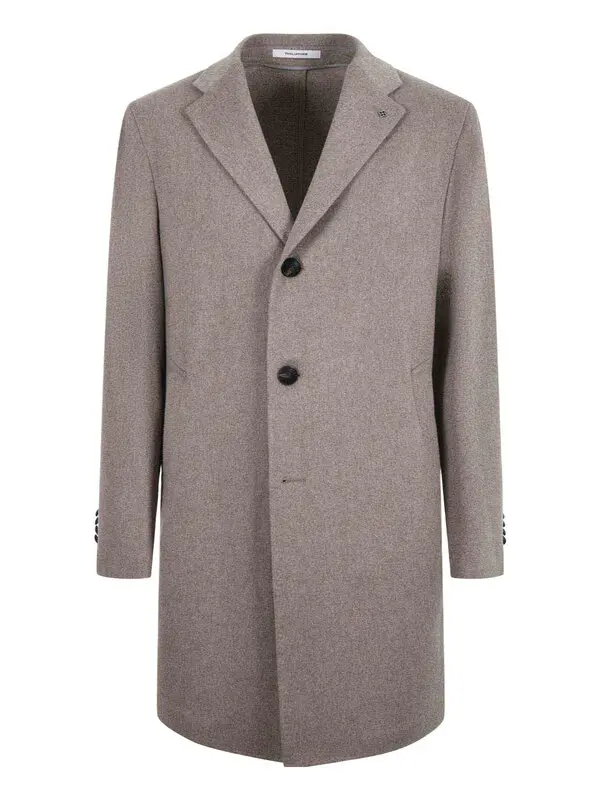 Tagliatore Colorado Single-breasted Coat - Beige