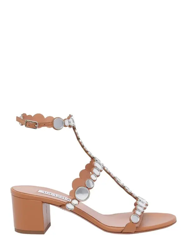 AQUAZZURA Embellished High-heeled Sandals - Multicolor