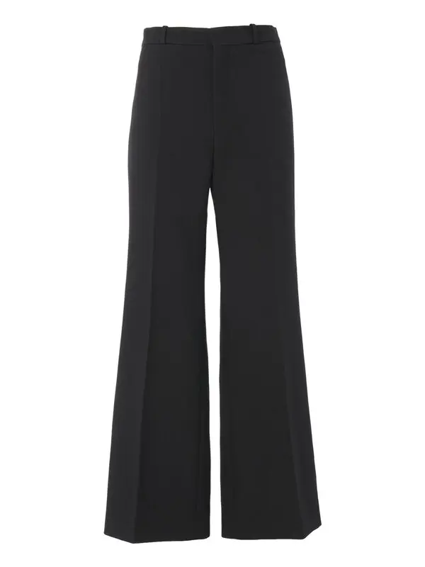 Chloé Cropped Bootcut Tailored Pants - Black