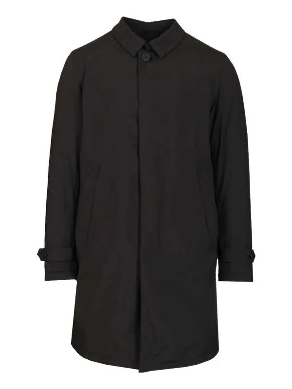 Herno Padded Trench Coat - Black