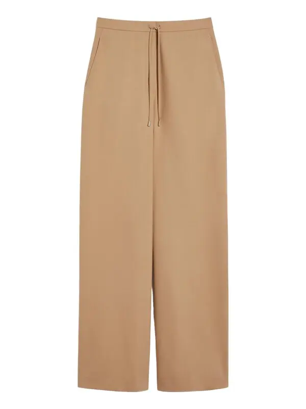 Max Mara Denaro Wide-leg Trousers - Camel