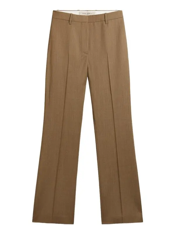 GOLDEN GOOSE Tailored Straight-leg Trousers - Green