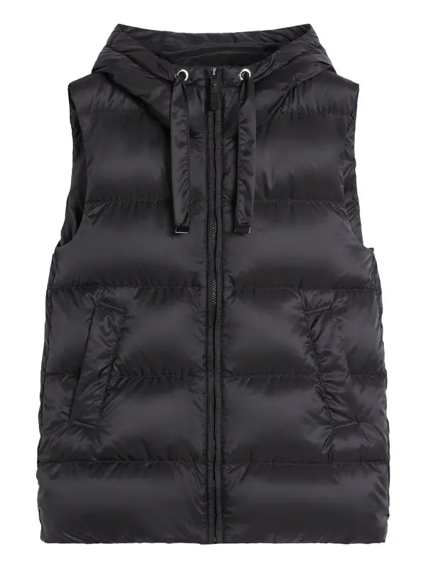 Max Mara Sleeveless Padded Gilet - Black