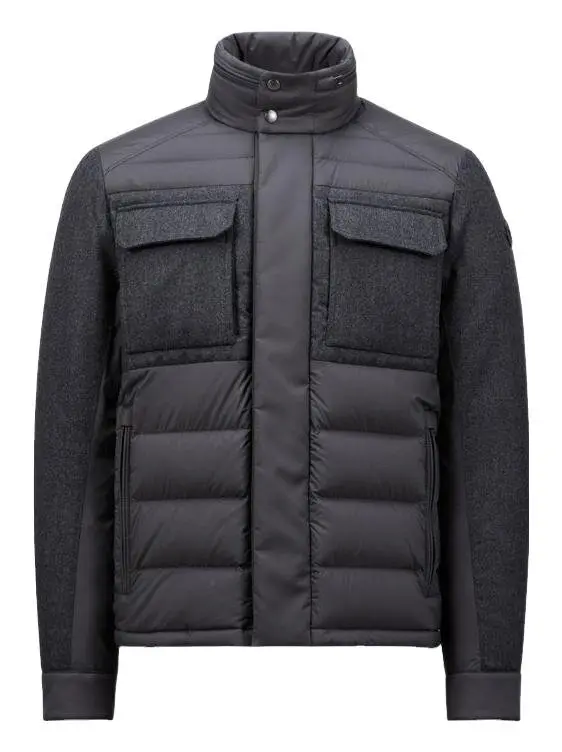 Moncler Vallanta Padded Jacket - Dark Grey