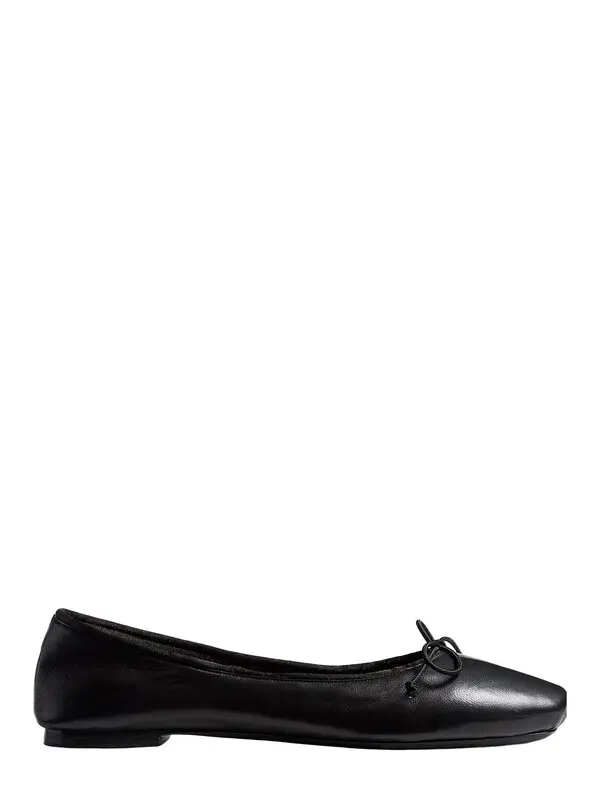 Khaite Charlotte Ballerina Flats - Black