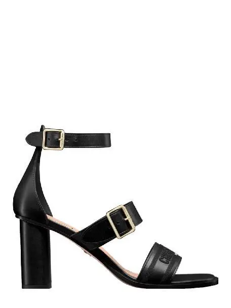 Dior Dway Heeled Sandal - Black