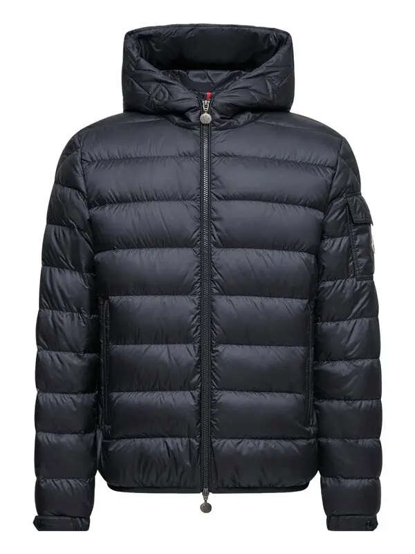 Moncler Najan Zip-up Padded Jacket With Hood - Blue