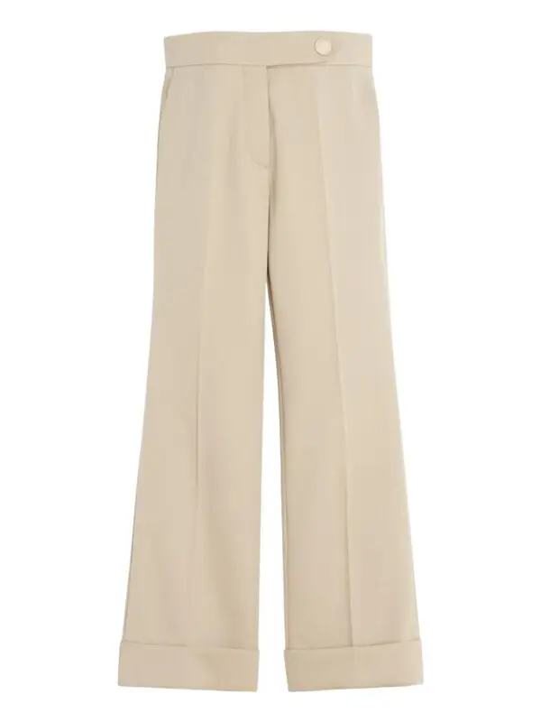 LANVIN Wide-leg Cropped Pants - Nude