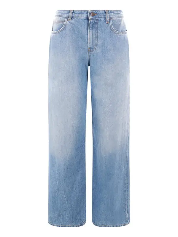 THE ROW Wide Leg Jeans - Blue