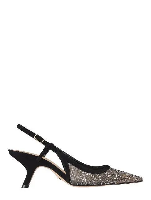Dior Christian Pointed Toe Slingback Pumps - Black
