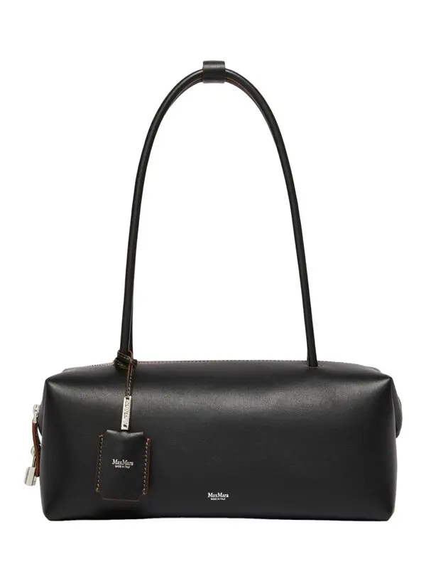 Max Mara Zipped Shoulder Bag - Black