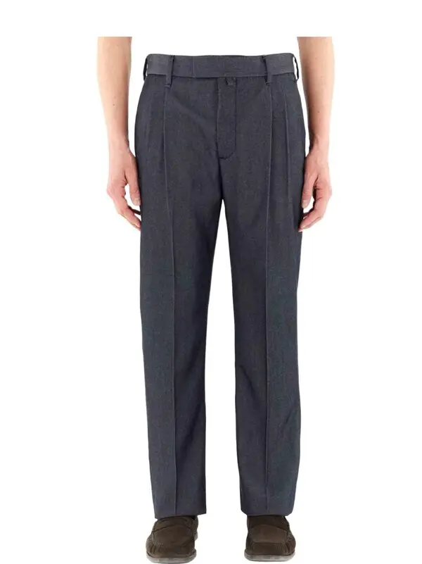 Jacob Cohen Pleated Straight-leg Trousers - Grey