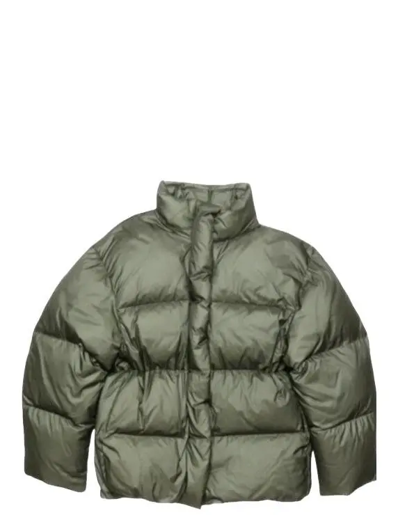 Acne Studios High Collar Padded Jacket - Dark Green