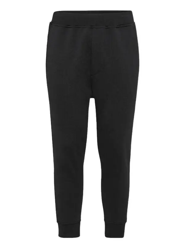 Dsquared2 Logo Patch Sweatpants - Black