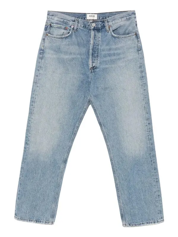 AGOLDE Vintage Inspired Straight Leg Jeans - Light Blue