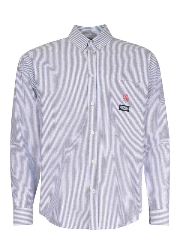 MSGM Striped Shirt - Gray