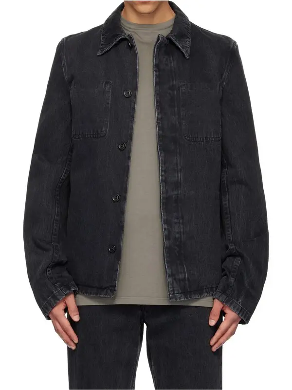 RIER Pocket Denim Jacket - Black