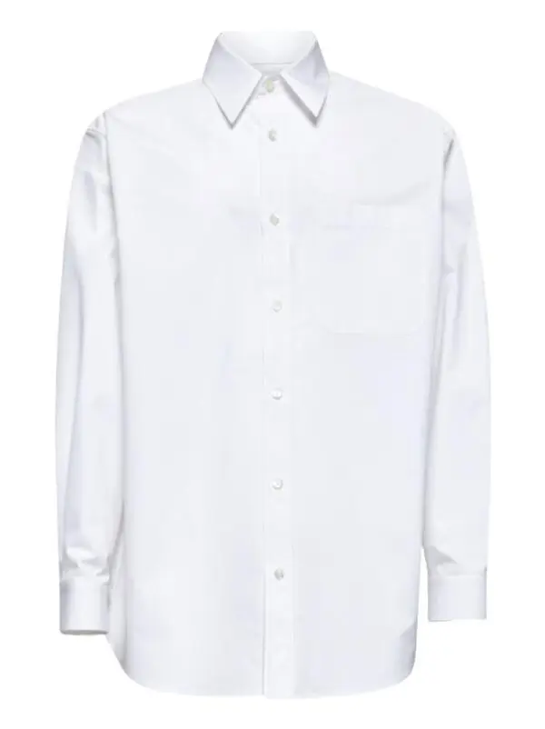 Gucci Collared Long-sleeve Shirt - White
