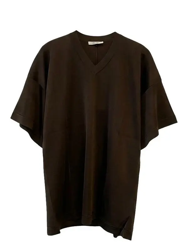 THE ROW V-neck T-shirt - Black
